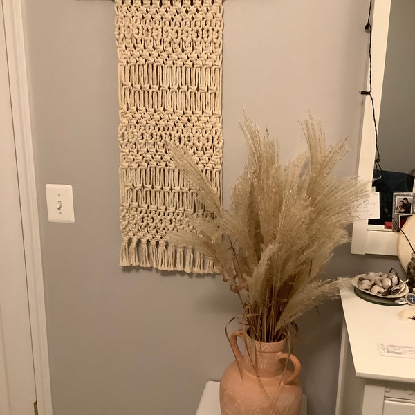 DIY Macrame Market Bag Pattern With Instructional Pictures, Macrame ...