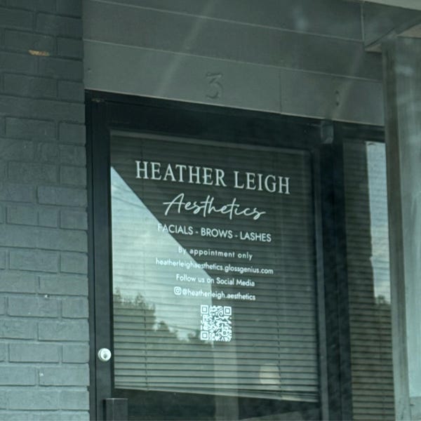 Customizable Business Window Decal / Your Company Name or Logo ...