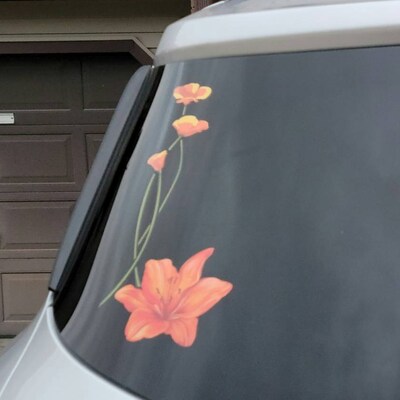Hippie Flower Power Decals - Etsy
