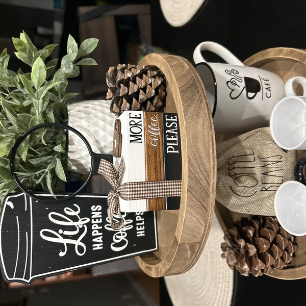 Coffee Mini Book Stack/coffee Bar/tiered Tray Decor/everyday Decor ...
