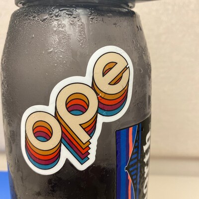 Ope It's a Sticker Nature Colorway. - Etsy