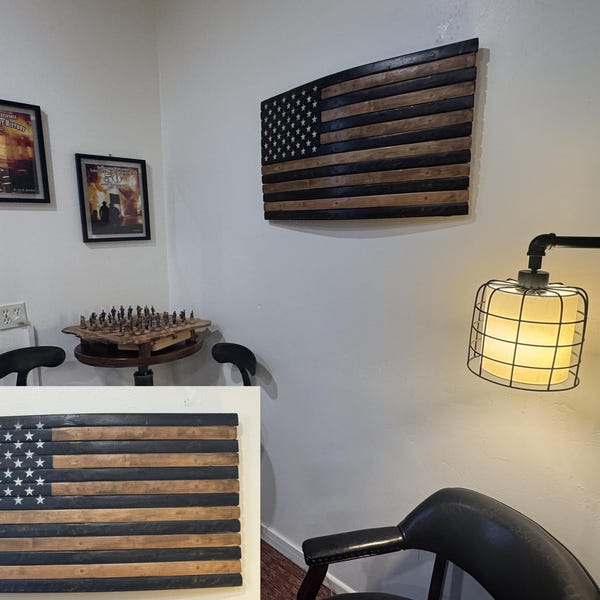 Reclaimed Whiskey Barrel Flag - Etsy