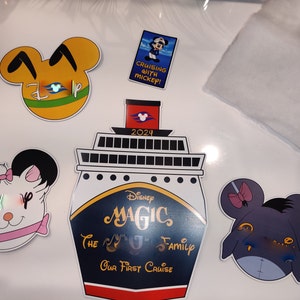 Disney Cruise Door Magnets Disney Ship Front and Character Inspired ...