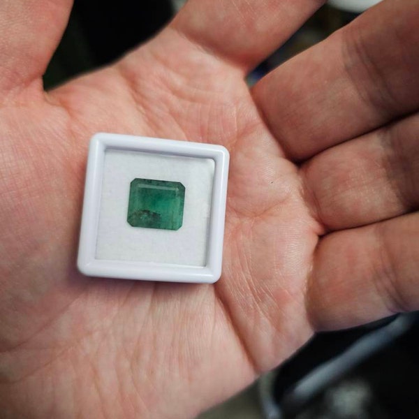 Natural Emerald Gem Rough Crystal From Ethiopia. - Etsy