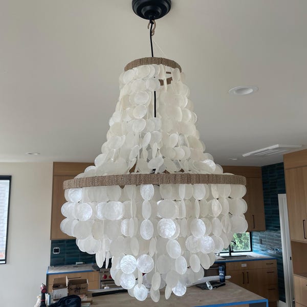 Seashell Ceiling Light Home Decoration - Etsy