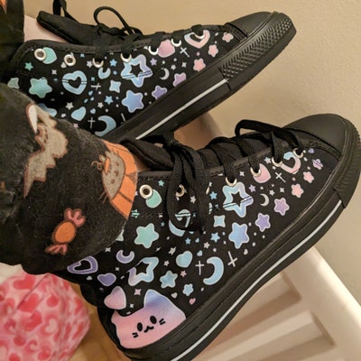 Fluffy Pastel Goth Bunny Ear Hoodie Yami Kawaii Rabbit Hoody Creepy ...