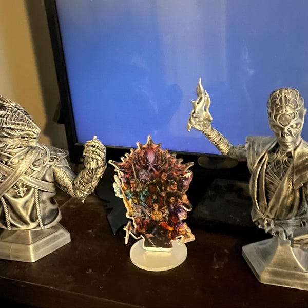 The Gilded Sentinel – 3D Printed Gold Owl Figurine | Mystical Statue ...