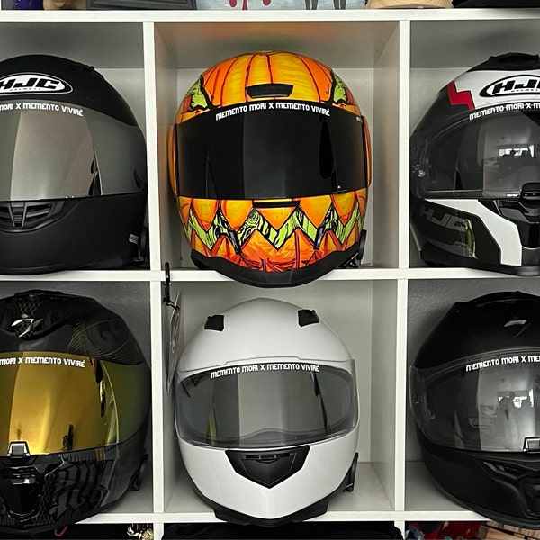 Custom Vinyl Decal for Motorcycle Helmet / Visor Strip / Racing Sticker ...