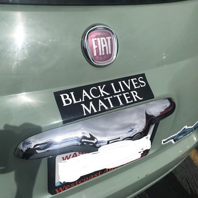 Black Lives Matter Human Rights Anti-racism Bumper Sticker / - Etsy