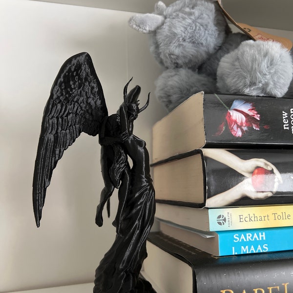 Angel and Devil Kiss Bookend / 3D Printed - Etsy