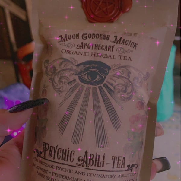 PSYCHIC TEA ~ Psychic Abili-tea ~ Organic Herbal Tea ~ Psychic Ability ...