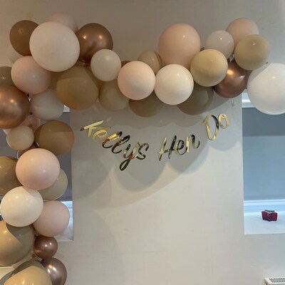 Personalised Hen Do Banner Available in Bronze Silver or - Etsy UK