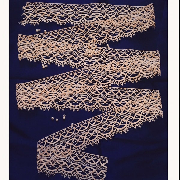 Pretty Tudor Style Profile Lace Yardage: Fabulous Lace Replicating ...