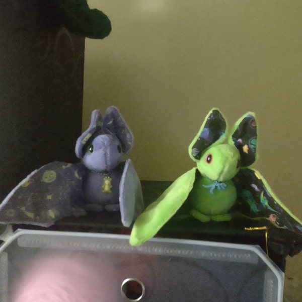 Bat Plushie, Sky Puppies, Moonbeams Sewing, Bat Gifts, Witchy ...
