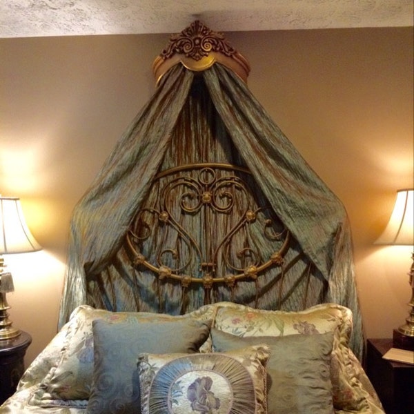 Gold Bed Crown Beautifully Handcrafted for Your Bedroom - Teester ...