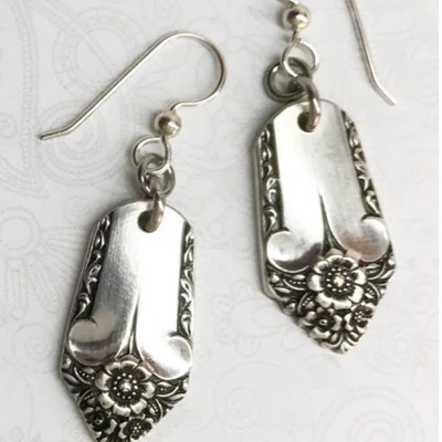 Vintage Spoon Necklace, Spoon Pendant, Fortune 1939, Silverware Jewelry ...