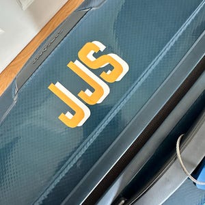 Flower Monogram Name Decal Sticker, Personalized Custom Name Vinyl ...