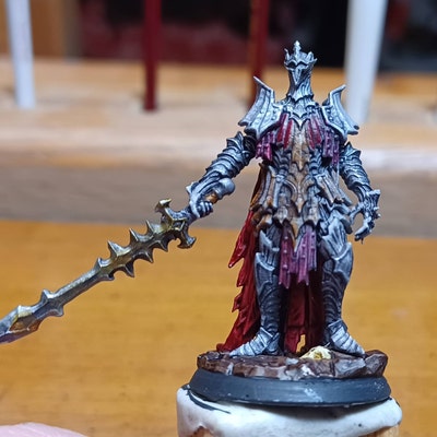 Dnd Spectral Knight B Unpainted Miniature - Etsy