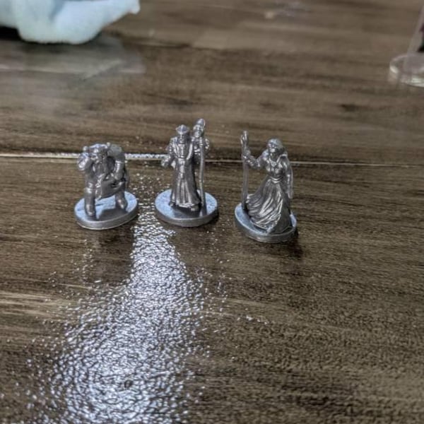 7 Pc Primed Dungeons and Dragons Miniatures D&D RPG Figures 1/72 Scale ...
