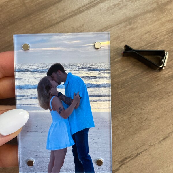 Car Photo Frame Holder, Personalized Picture Frame for Your Car's Sun ...