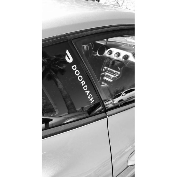 Doordash Logo (long Version) - Vinyl Decal Sticker - Etsy