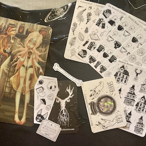 Creepy Cute Poison Gothic STICKER Pack - Etsy