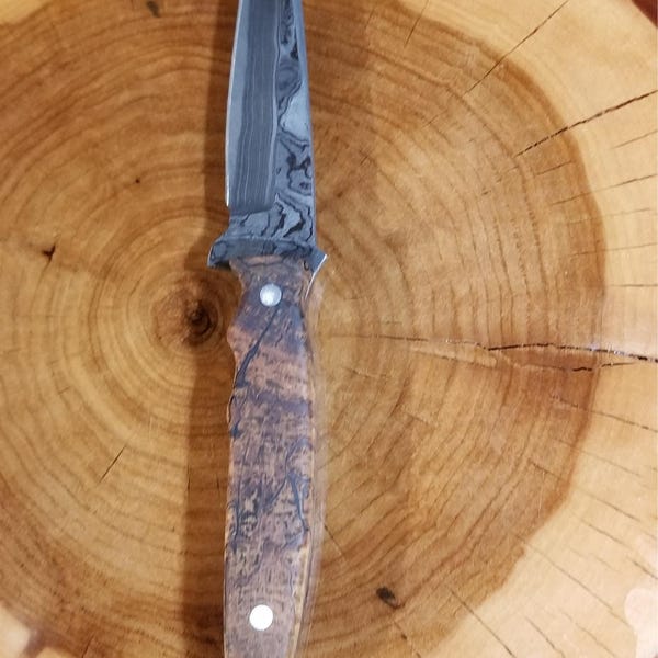 5 Spalted Maple Knife Scales | Inlay Blanks | 4 1/4"x1 5/8"x3/8" - Etsy