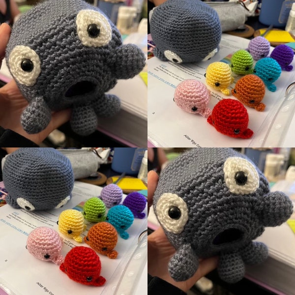 NO SEW (except the Eyes) - Whale Surprise Amigurumi Crochet Pattern ...
