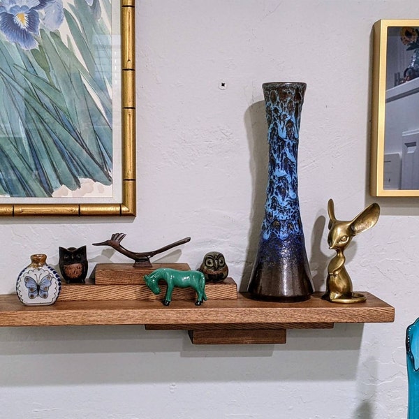 Rock Crystal Display Shelf, Geometric Step Shelves, Gift Ideas, Mid ...