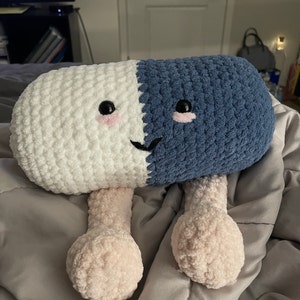 PATTERN ONLY Piper the Pill Pal Crochet Amigurumi English Pattern US ...