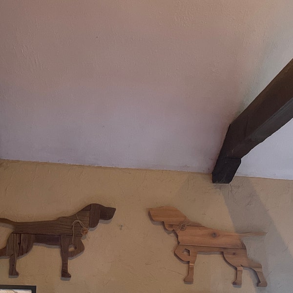 English Pointer Rustic Wood Dog Sign English Pointer Home Decor Dog ...