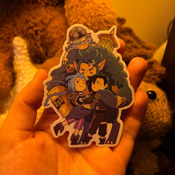 Arcane Family Hug Sticker - Etsy