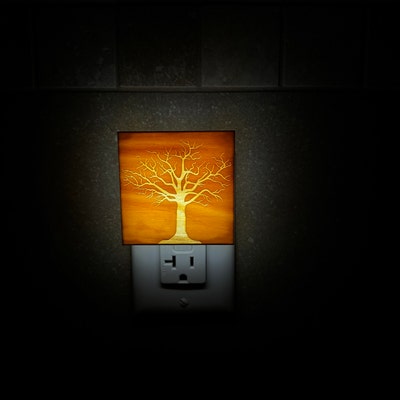 Tree Night Light, Bonsai, Rustic Decor, Tree of Life - Etsy