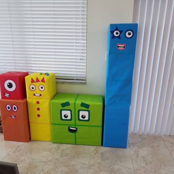 Numberblocks Glasses 3 Party Favor/photo Prop Svg, Png - Etsy