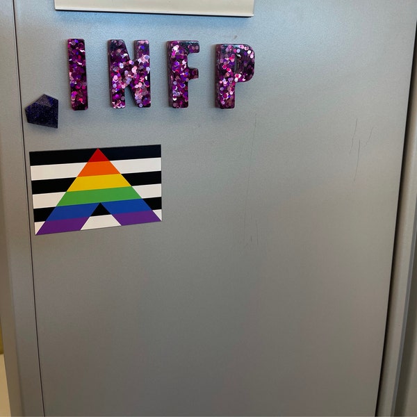 Personalized NAME Resin Letter Magnets -customizable Glitter Letters ...