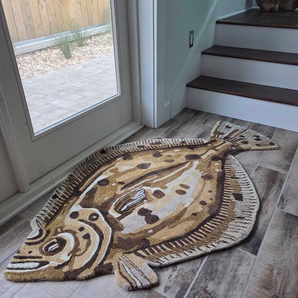 Redfish Rug - Etsy