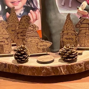 Christmas Personalised Gonk Decorations Place Names - Etsy UK