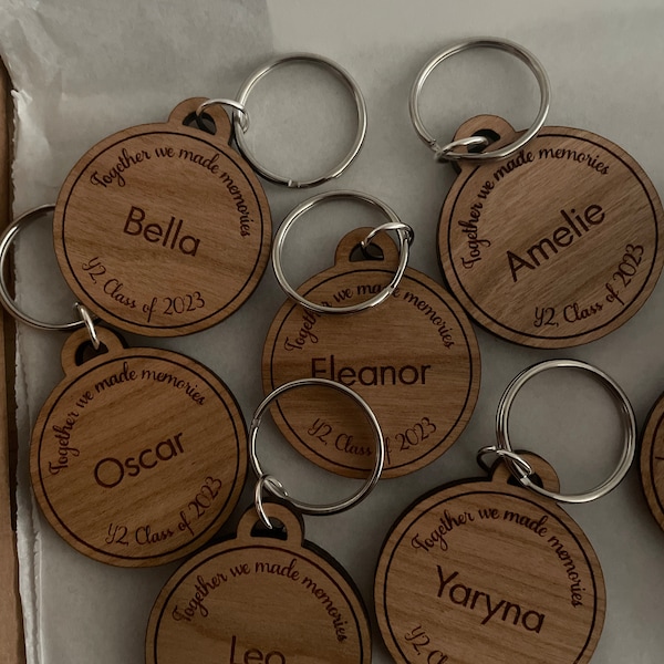 School Leavers Keyring Sets, Year 6 Leavers, Year 11 Leaving Gifts ...