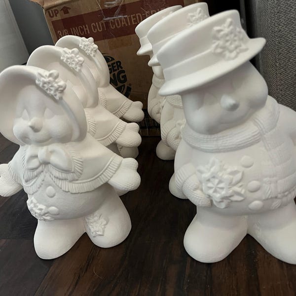 Lighthouse Santa in Bisque Ready for You to Paint - Etsy