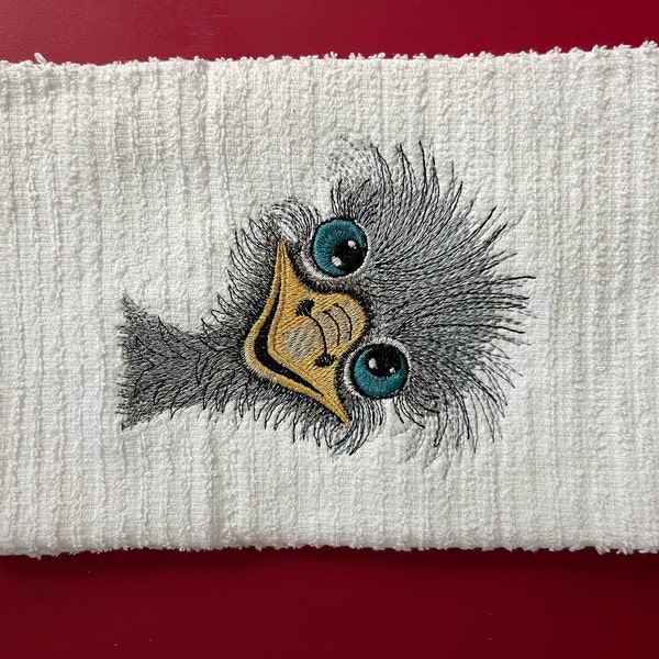 Ostrich Embroidery Design, 5 Sizes, Instant Download. - Etsy