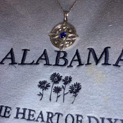 Sterling Silver Amulet of Mara Necklace, Goddess of Love Protection ...