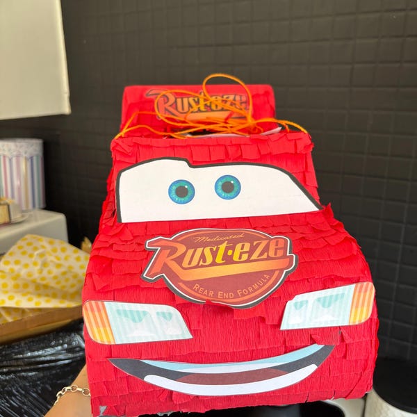 Number Pinata | 5 Brithday Pinata | Birthday Party Pinata | Car ...