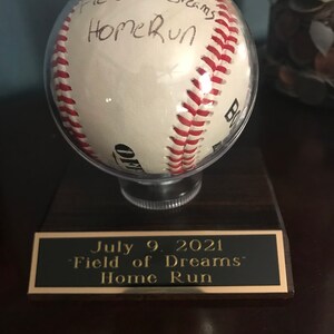 Baseball Home Run Trophy Ball Holder Protective Display Case-free ...