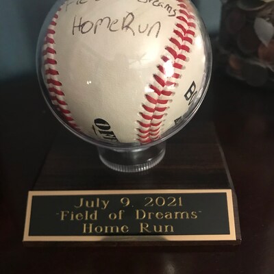 Baseball Home Run Trophy Ball Holder Protective Display Case-free ...