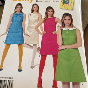 Uncut Simplicity Pattern 8230 Apron Dress Size XS-XL FF - Etsy