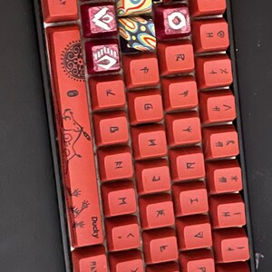 Rose Keycaps Flower Keycaps Red Rose Keycap 1u Keycaps - Etsy