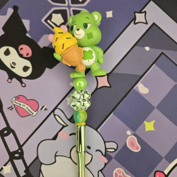 Beaded Pen Topped With Teenage Mutant Ninja Turtles, Cartoon Pens, Pen ...