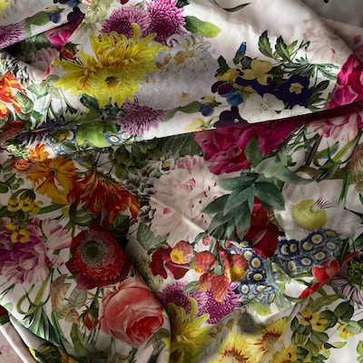 Italian High Quality Premium Designer Pure Silk Charmeuse Fabric ...