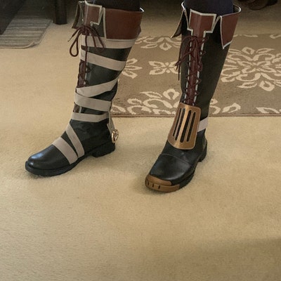 Made to Order Custom Made Hand Made Spider-punk Shoes Punk Hobie Brown ...