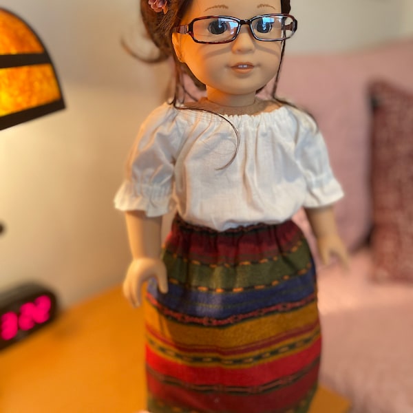 Choice of Southwest Skirt With Optional Camisa, 18" Doll Clothes ...